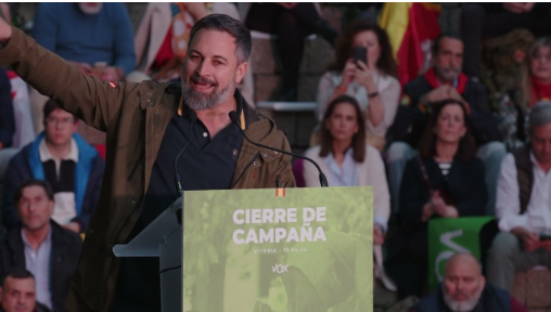 Gran intervención de Santiago Abascal en Vitoria - ZoePost