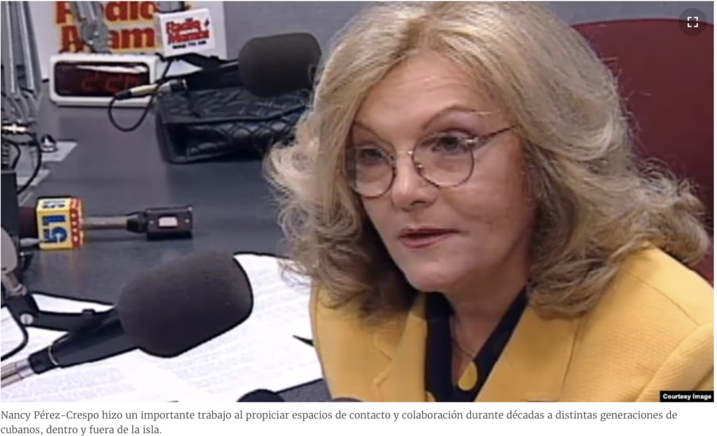 Fallece en Miami la periodista y activista Nancy Pérez Crespo - ZoePost